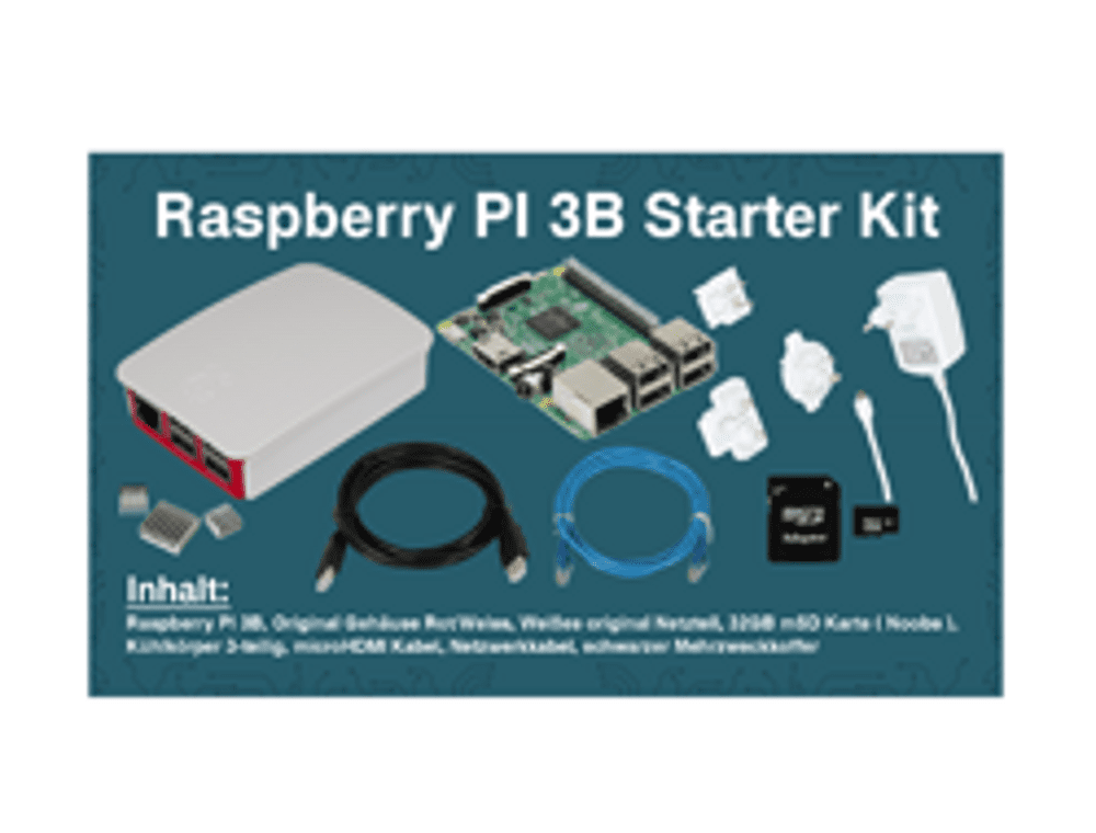 Raspberry Pi Pi PI 3B STARTER SET. GR (SI-RPI3B-STARTER) ( SI-RPI3B-STARTER) - 1A Shop