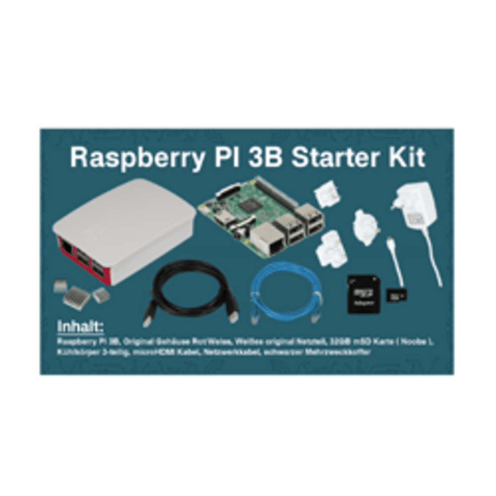 Raspberry Pi Pi PI 3B STARTER SET. GR (SI-RPI3B-STARTER) ( SI-RPI3B ...