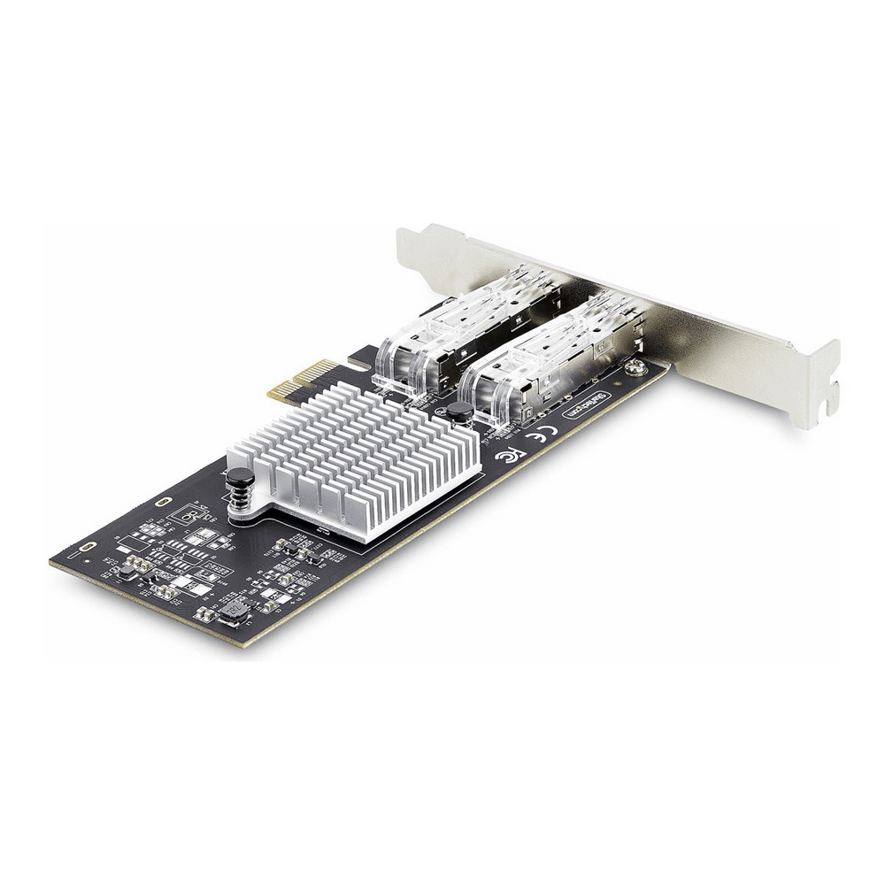 StarTech.com 2-Port GbE SFP Network Card, PCIe 2.0 x1, Intel I350-AM2 ...