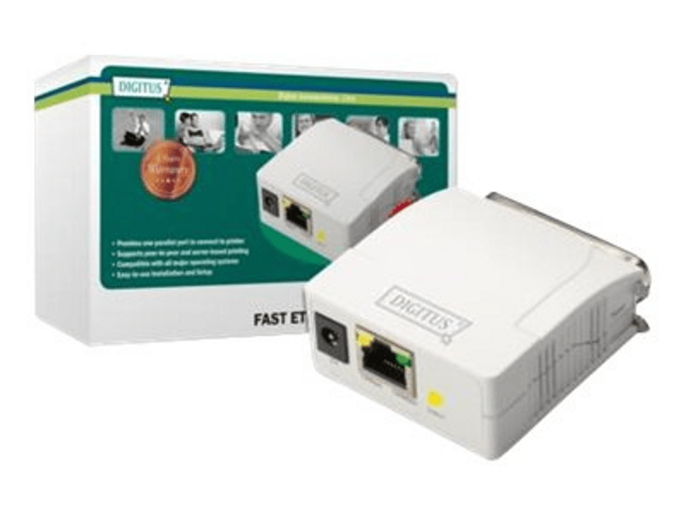 DIGITUS Fast Ethernet Print Server, Parallel - 1A Shop