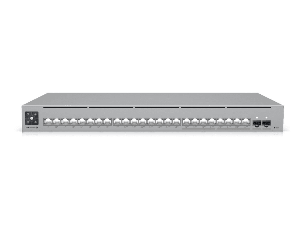 Ubiquiti UniFiSwitch Pro Max 24 Rackmount Gigabit Smart Switch, 24x RJ ...