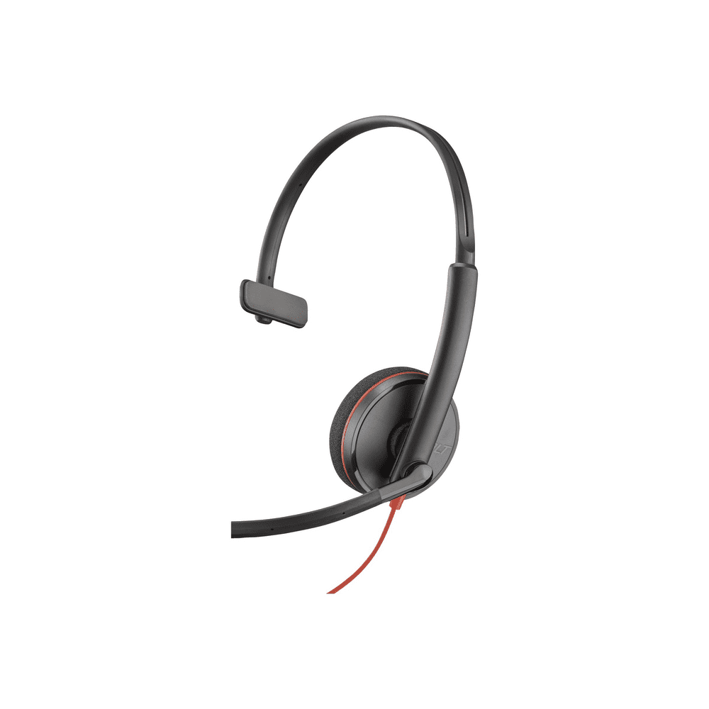 HP Poly Blackwire 3210 - Headset - On Ear - Mono - USB-C/A - HP Supplies