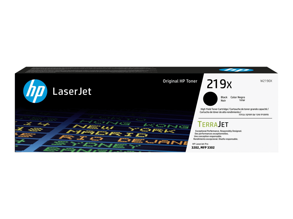 HP Toner black Nr. 219X (W2190X) ca. 3.200 Seiten - HP Supplies