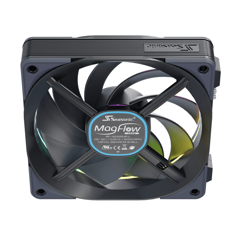 Seasonic Lüfter MagFlow 1225PWM ARGB 120*120*120 3-Fan Kit - 1A Shop