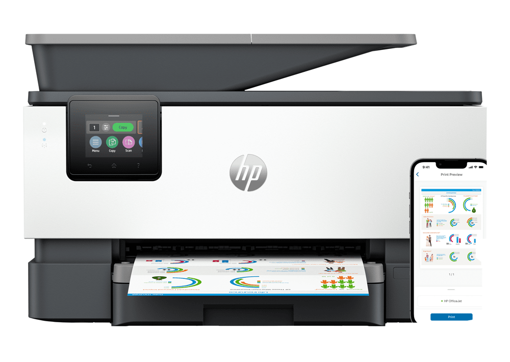 HP Officejet Pro 9120e All-in-One, HP+ Programm, Tinte, MFP, A4 - 1A Shop
