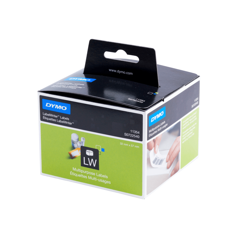 Dymo LabelWriter 11354 Etiketten 32x57mm, weiß, 1x 1000 Stk. - Tonershop