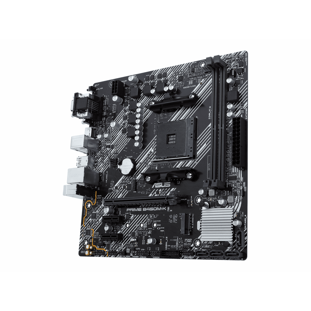 ASUS PRIME B450M-K II, AMD AM4, microATX, 2xDDR4 - 1A Shop