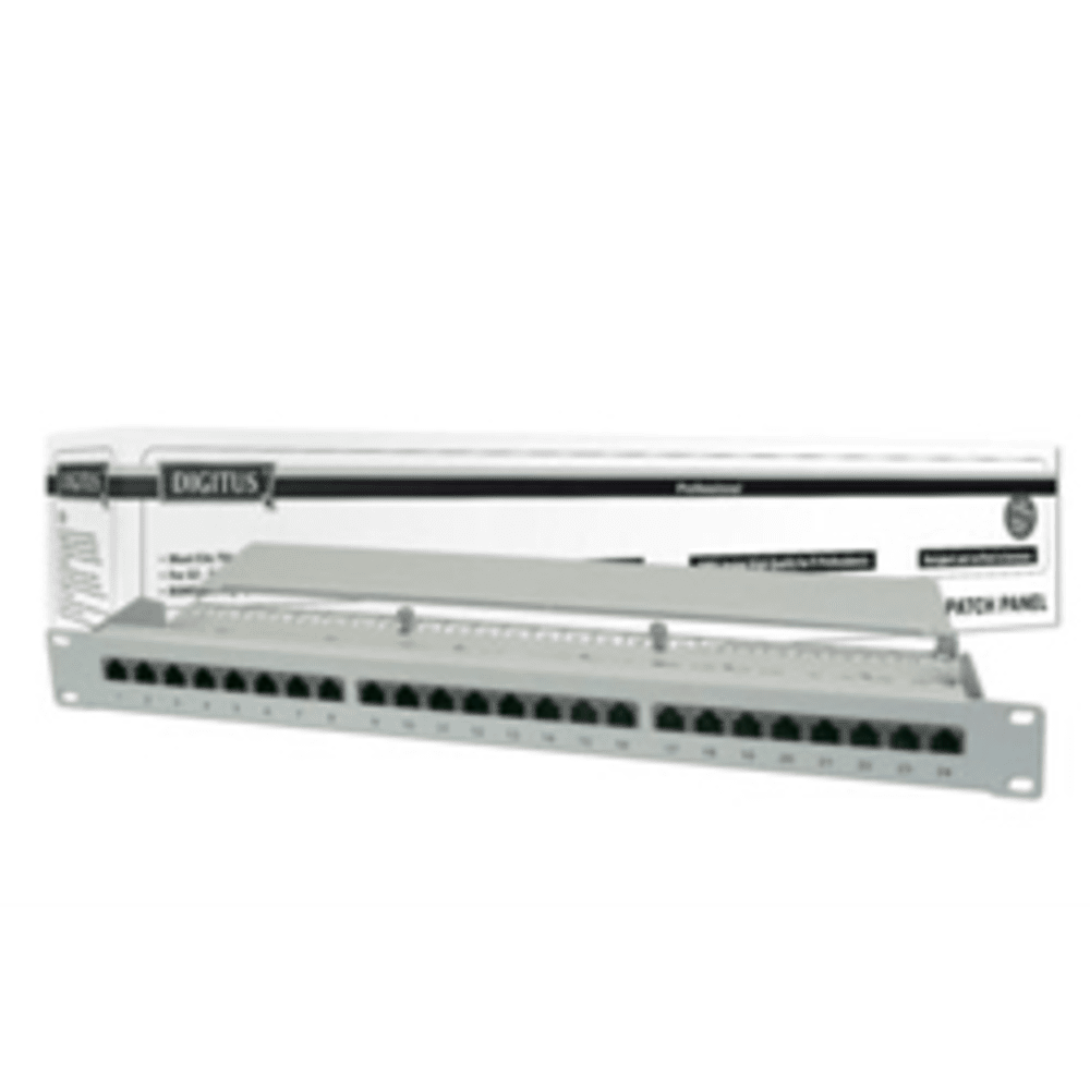 Digitus CAT 6 Class E 24-Port Patch-Panel - RAL 7.035 - 1A Shop