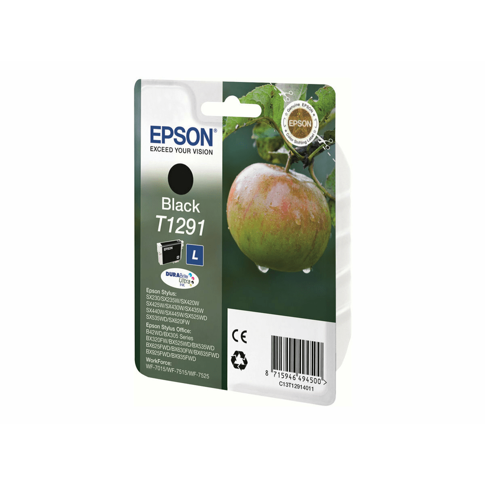 Epson Tinte T1291 black, 11.2ml - Tonershop